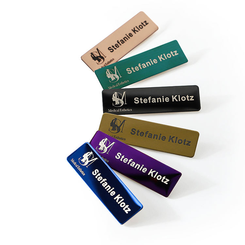 Name Tag Name Plate Badge Round Corners, Magnetic Backing or Safety ...